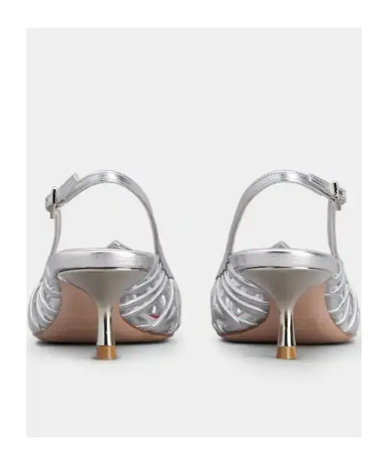 ROGER VIVIER Multistrap Slingback Pumps - Silver