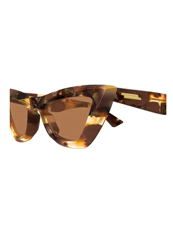 Bottega Veneta Cat Eye Frame Sunglasses - Brown