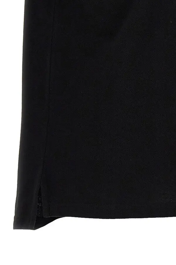 Saint Laurent Cassandre Short-sleeved Polo Shirt - Black