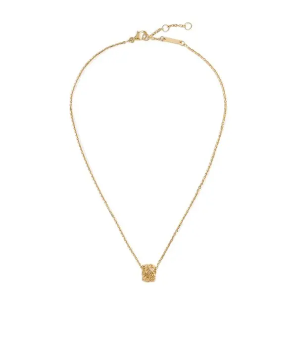 Bottega Veneta Intreccio Pendant Necklace - Yellow