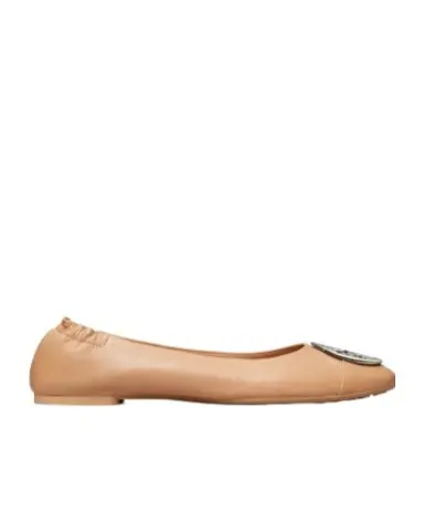 Tory Burch Claire Cap-toe Ballet Flats - Pink