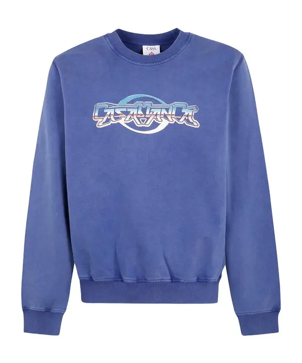 Casablanca Logo-print Sweatshirt - Navy