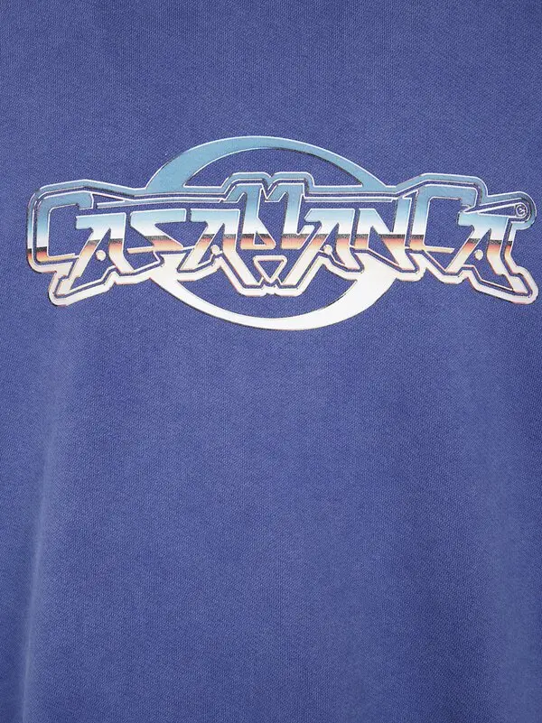 Casablanca Logo-print Sweatshirt - Navy