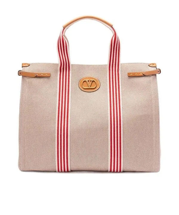Valentino Garavani Antibes Large Top Handle Bag - Nude