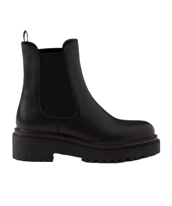 Prada Round-toe Chelsea Boots