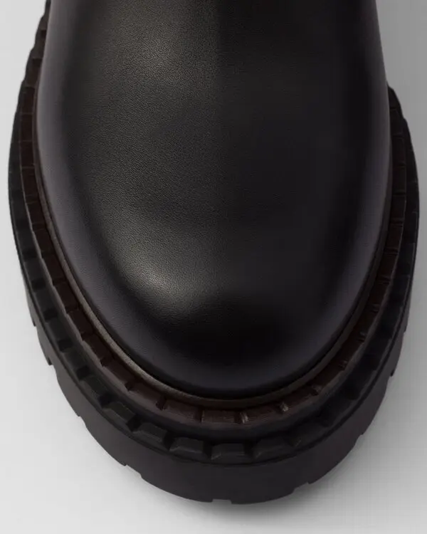 Prada Round-toe Chelsea Boots