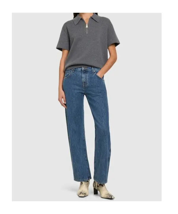 Khaite Straight Leg Jeans