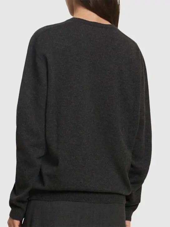 THE ROW V-neck Sweater - Black