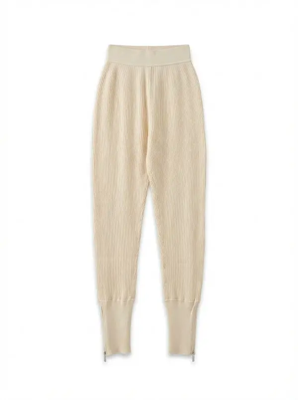 Loro Piana Ribbed Knit Casual Pants