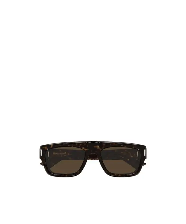 Saint Laurent Rectangular Sunglasses - Black