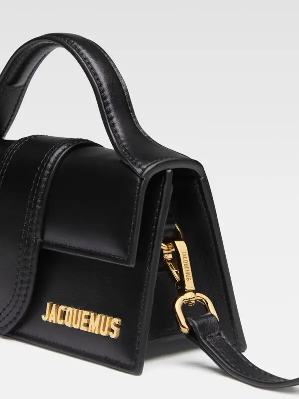 Jacquemus Leather Tote Bag - Black