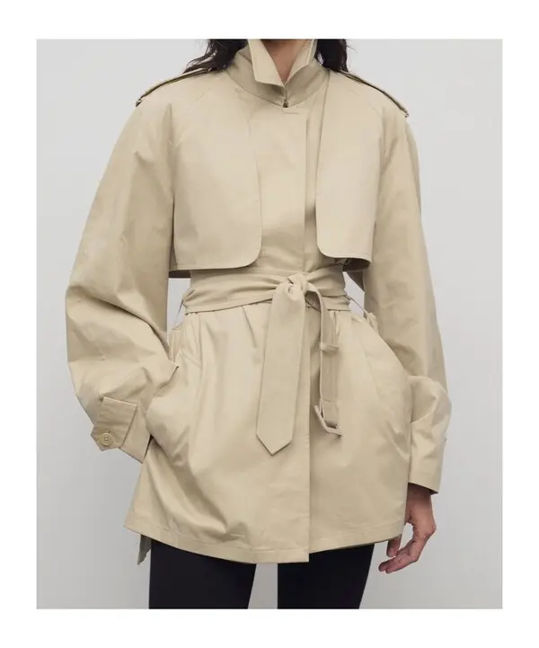 THE ROW Tavoris Trench Coat - Sandstone Brown