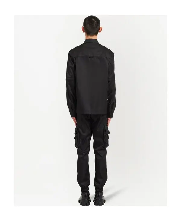 Prada Triangle-logo Long-sleeved Shirt