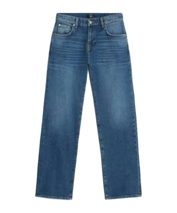 7 For All Mankind Straight Leg Jeans - Blue