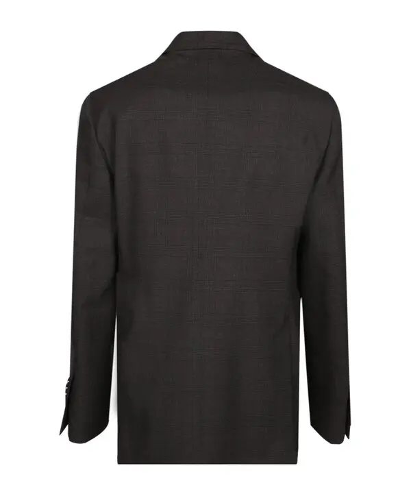 LARDINI Single-breasted Blazer - Black
