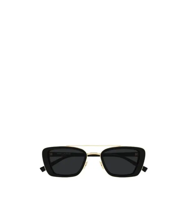 Saint Laurent Pilot Frame Sunglasses - Black