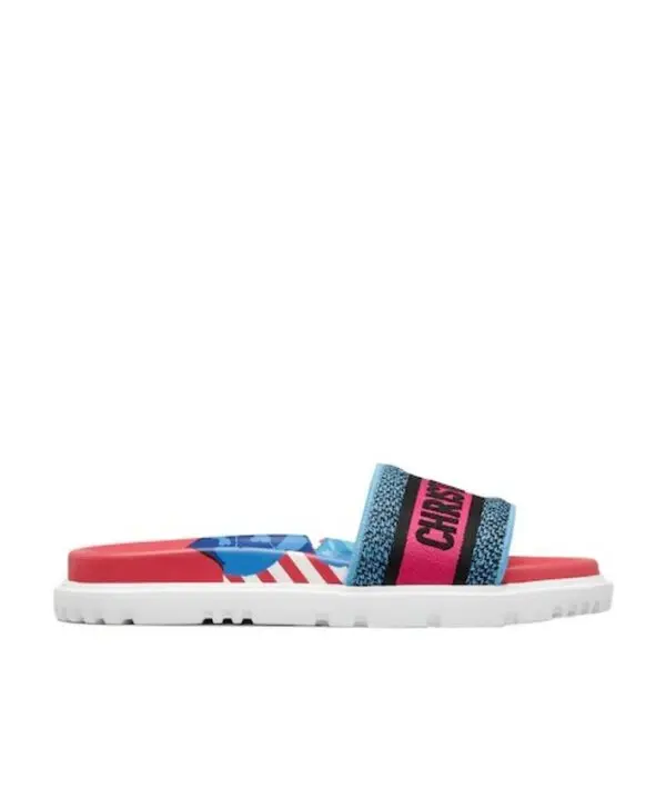 Dior Dway Slide Sandals - White