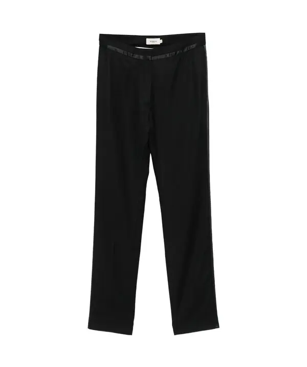 Barena Venezia Satin-trimmed Trousers - Black