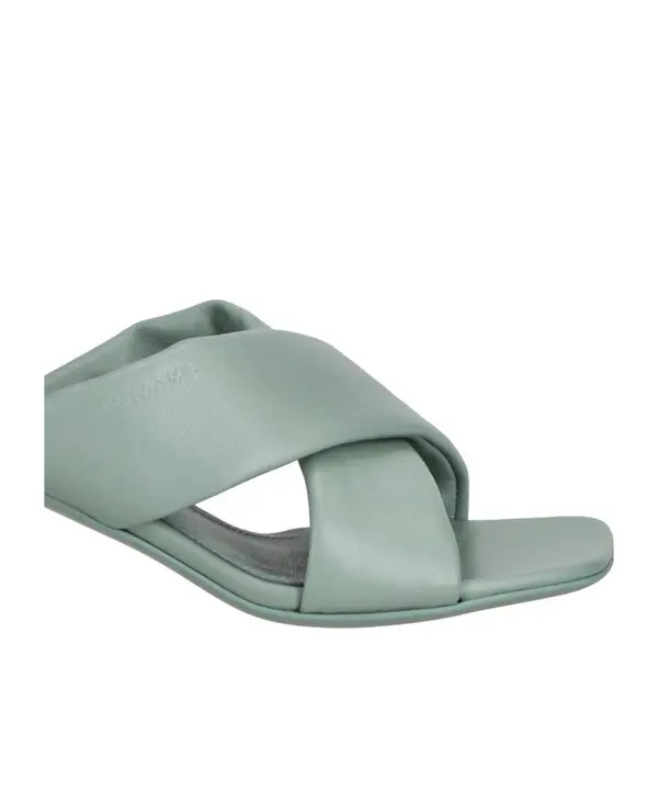 FERRAGAMO Crossover-strap High-heeled Sandals - Gray