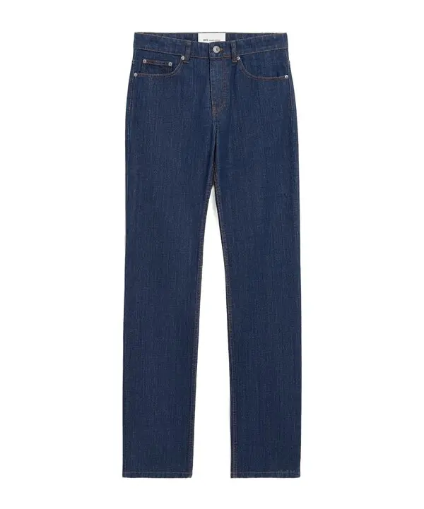 Ami Straight-leg Jeans - Indigo