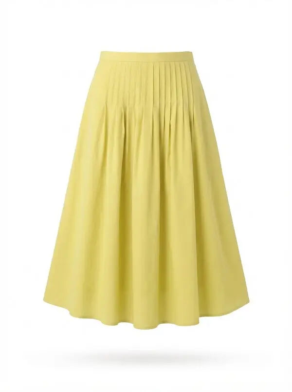 Max Mara Pleated Midi Skirt