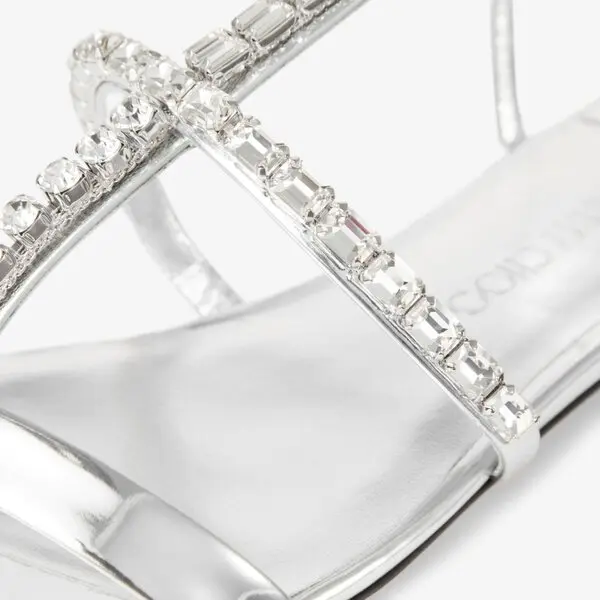 JIMMY CHOO Gwyn Square-toe Sandals - Black