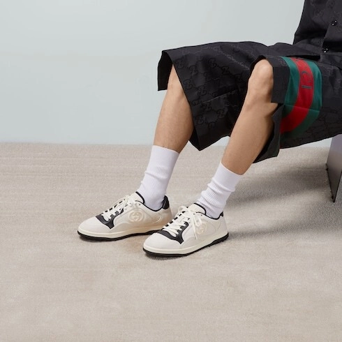 Gucci Mac80 Lace-up Sneakers - Beige