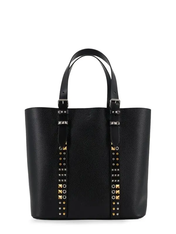 Valentino Garavani Rockstud Medium Studded Tote Bag - Black