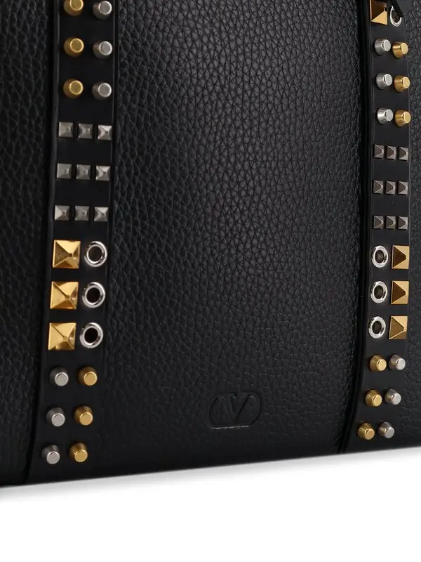 Valentino Garavani Rockstud Medium Studded Tote Bag - Black