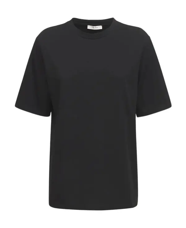 THE ROW Item O-neck Short-sleeved T-shirt - Black