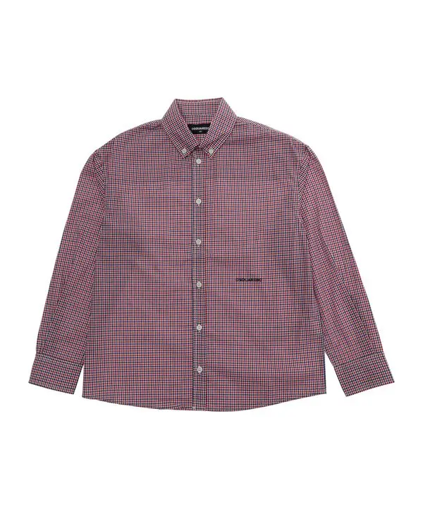 Dsquared2 Long Sleeve Gingham Shirt - Gray
