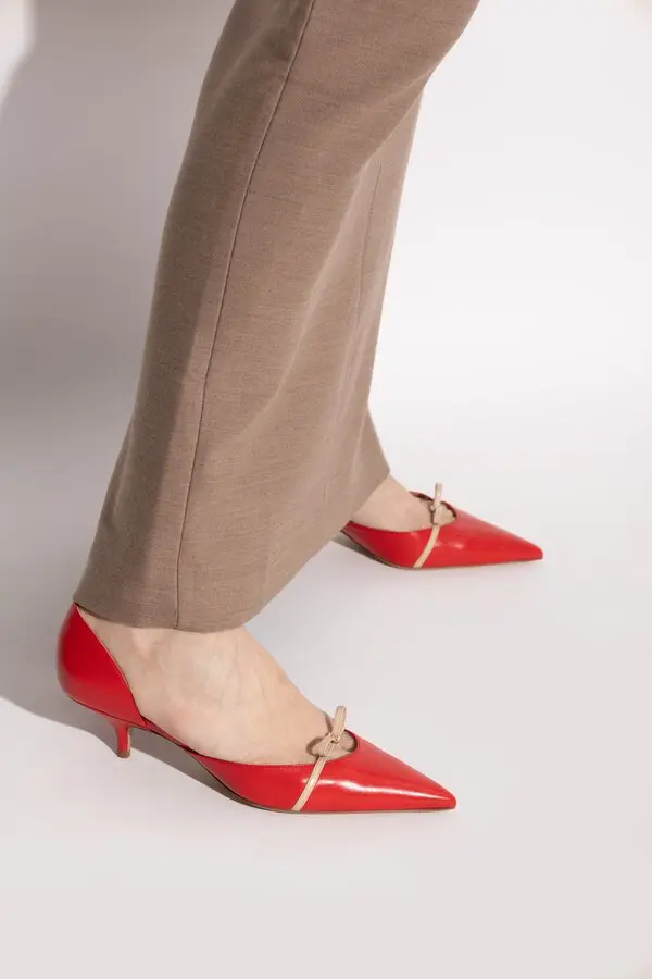FERRAGAMO Gyoia High Heel Pumps - Red