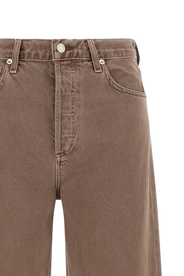 AGOLDE Ren Wide-leg Jeans - Brown