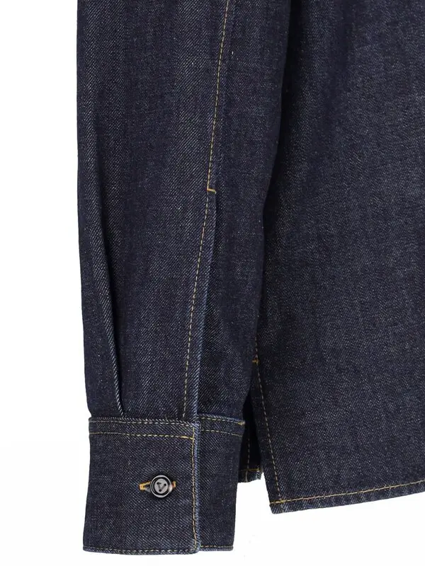 Bottega Veneta Denim Shirt - Black