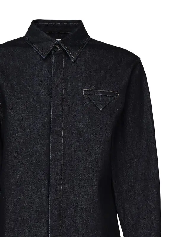 Bottega Veneta Denim Shirt - Black