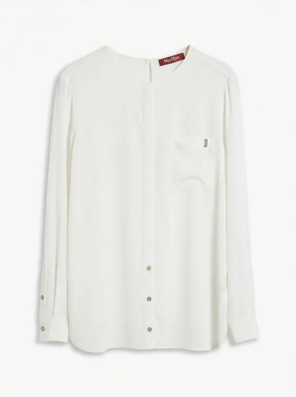 Max Mara Embellished Collar Shirt - Gray