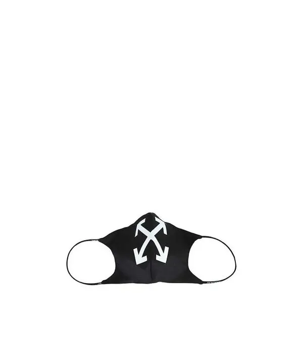 Off-White Arrow Printed Face Mask - Black