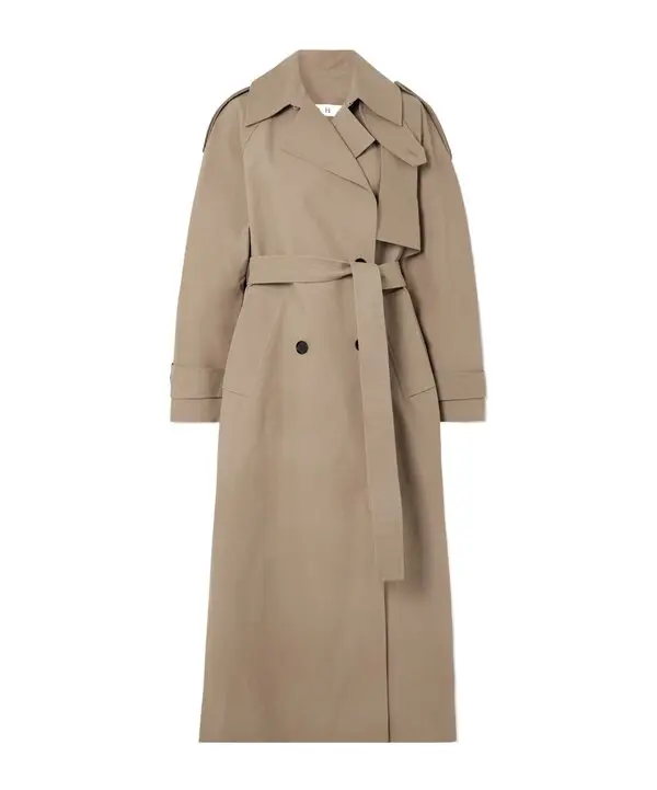 RÓHE Double-breasted Trench Coat - Brown