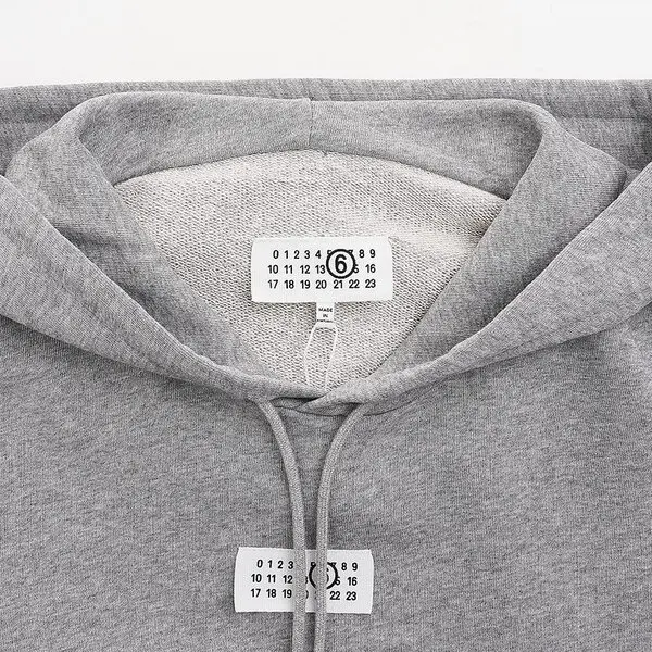MAISON MARGIELA Drawstring Raw-hem Hoodie