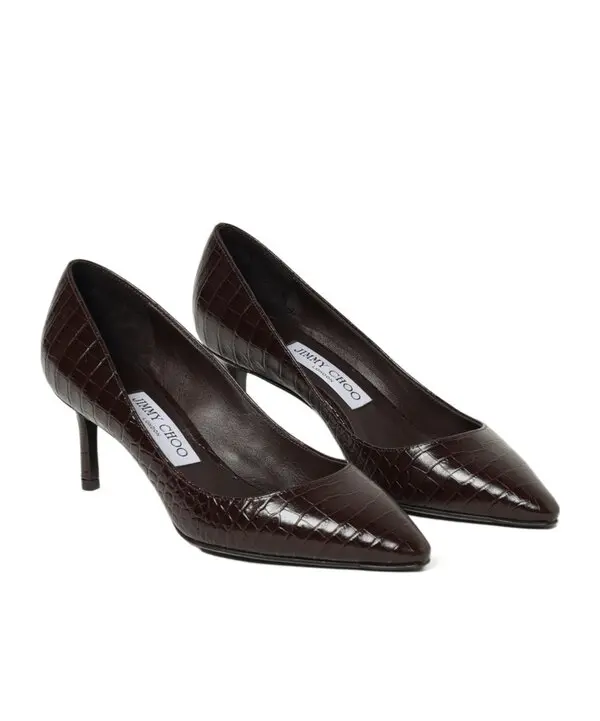 JIMMY CHOO Romy 60 Embossed Pumps
