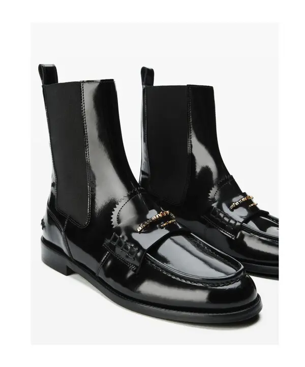 Alexander Wang Carter Ankle Boots With Chain Detailing