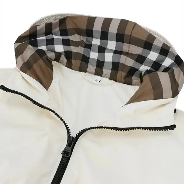 Burberry Lightweight Zip-up Jacket With Drawstring Details
