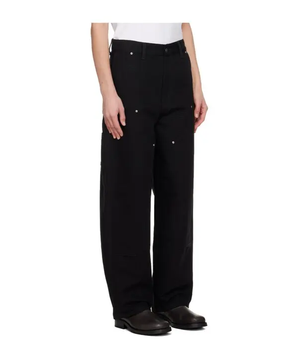 Carhartt Studded Loose Fit Trousers - Black