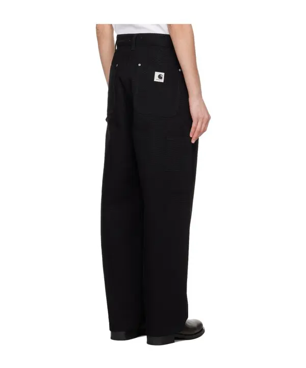 Carhartt Studded Loose Fit Trousers - Black