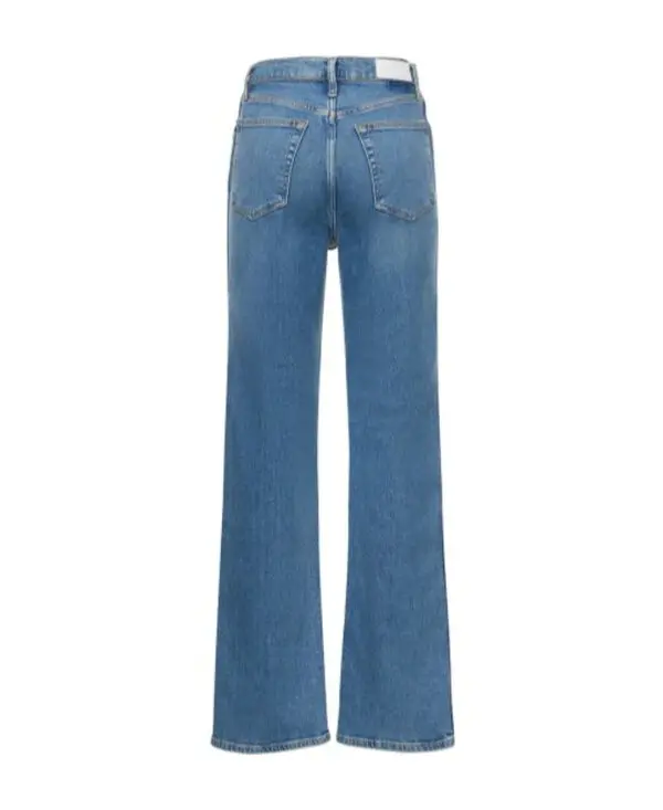 RE/DONE High-rise Straight Loose Jeans - Blue