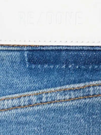 RE/DONE High-rise Straight Loose Jeans - Blue