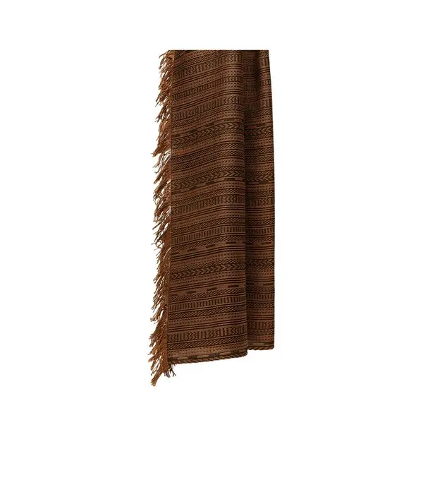 Max Mara Fringed Edge Scarf