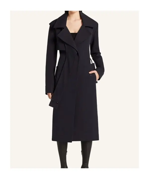 COURREGES Twist Trench Coat