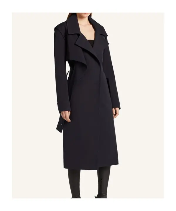 COURREGES Twist Trench Coat