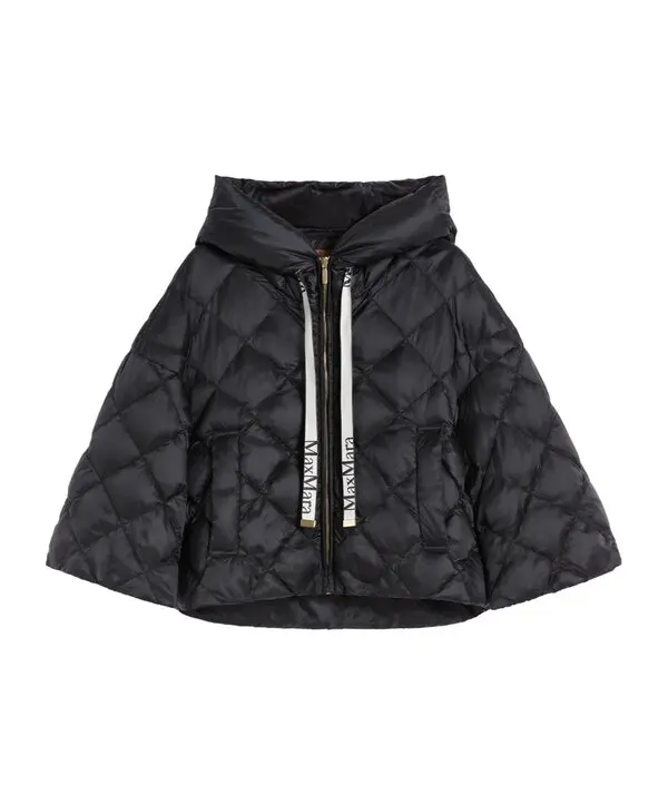 Max Mara Quilted Drawstring Jacket